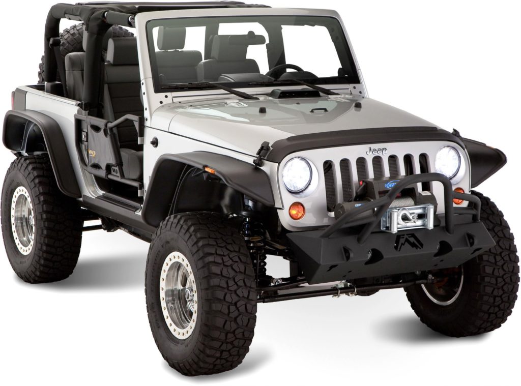 👉Bushwacker Flat Style Fender Flares - Front And Rear 10919-07 ...
